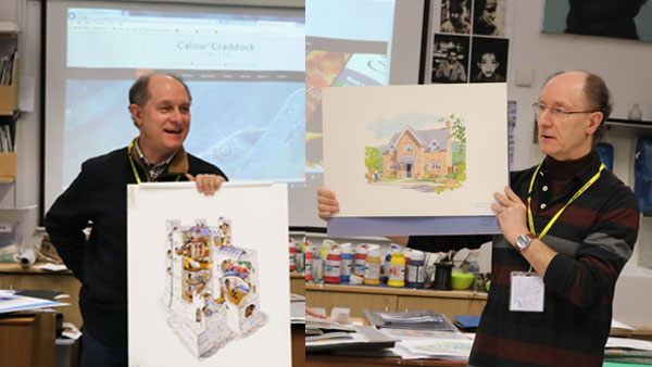 Calow Brothers talk to Level 1 Creative Arts and Media students ...