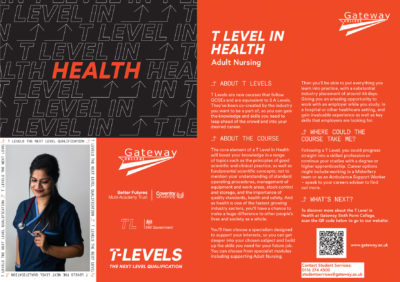 T Level Health – Gateway College