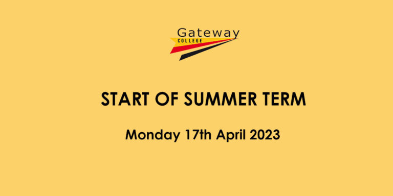 Summer Term 2023 – Gateway College